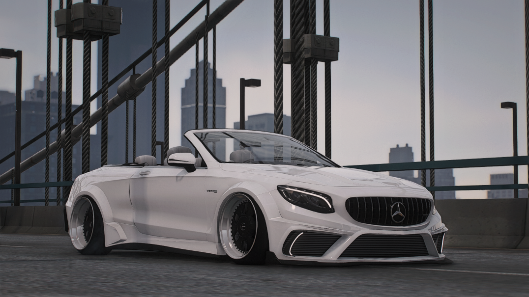 Mercedes S63 Cabrio Custom [Animated Roof] | Macs Custom – Gorilla Cars & MLO
