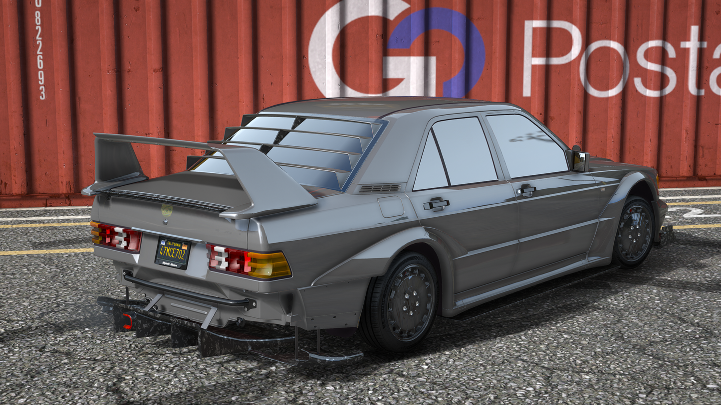 (Debadged) Mercedes 190e [Tuning] | Majestic – Gorilla Cars & MLO