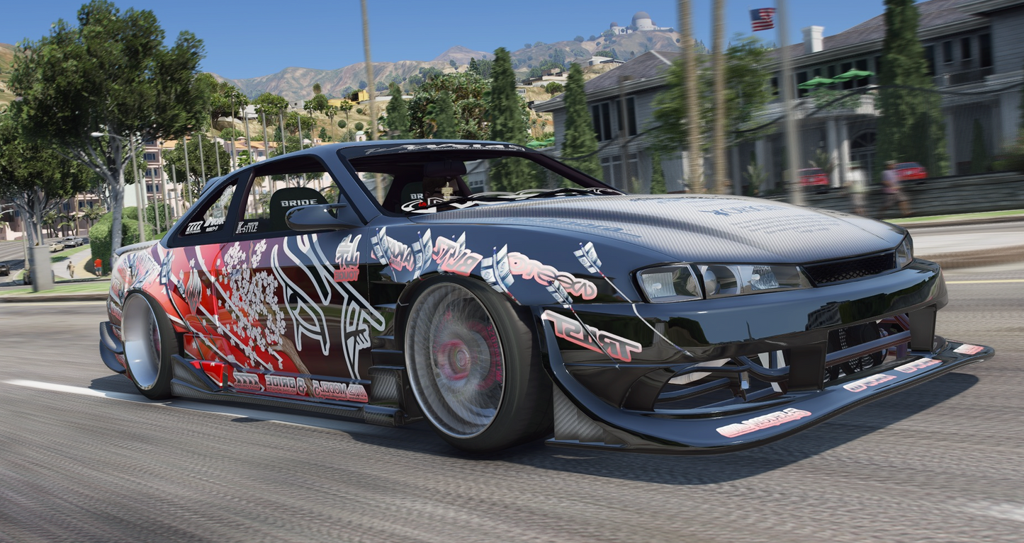 Nissan Silvia S14 'Origin Lab Attack Line' | Zlayworks – Gorilla Cars & MLO