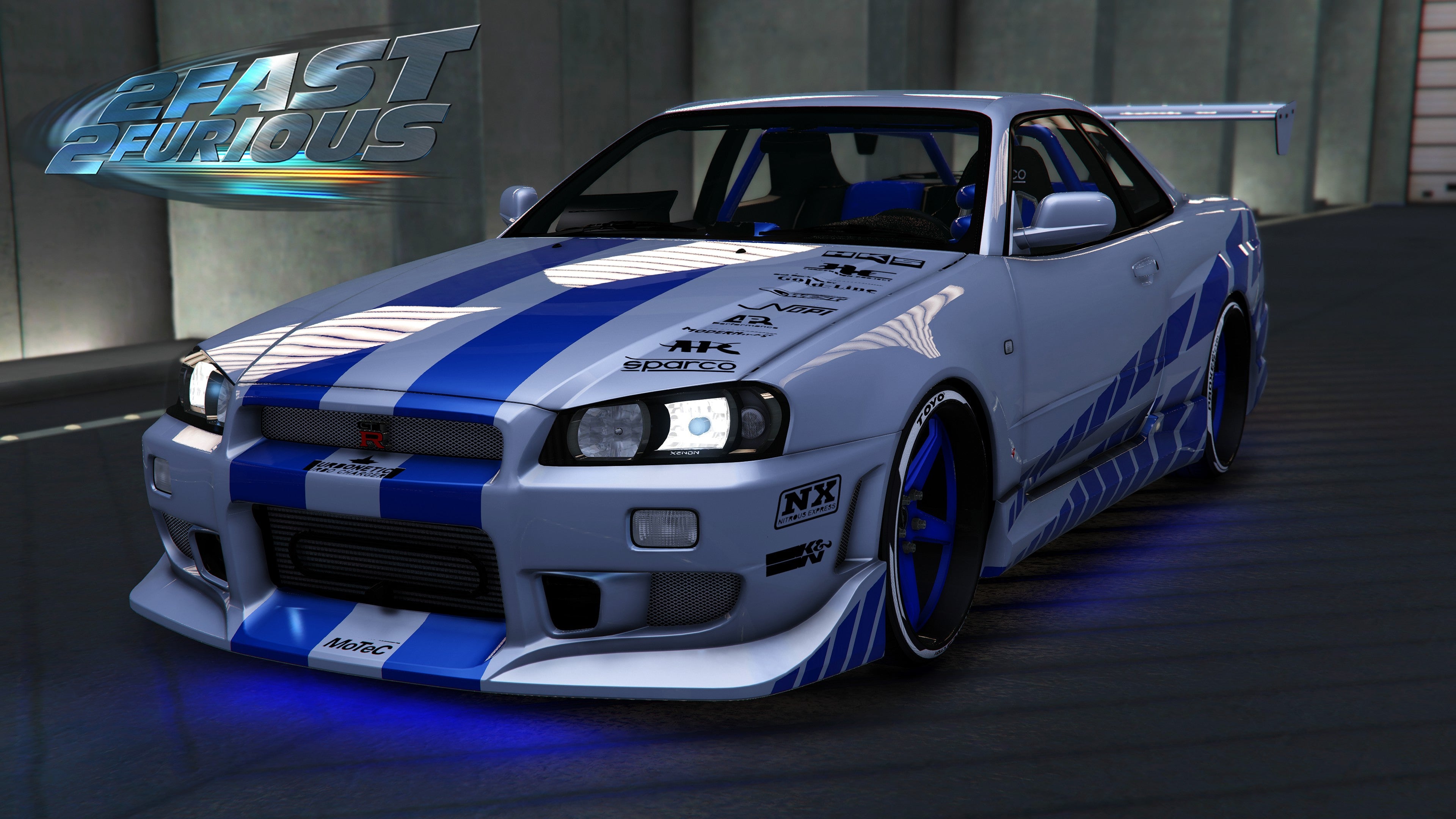 Nissan Skyline GT-R BNR34 C-WEST | Rmod Customs – Gorilla Cars & MLO