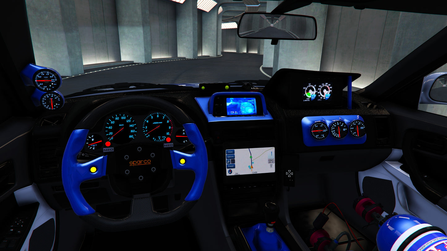 Nissan Skyline GT-R BNR34 C-WEST | Rmod Customs – Gorilla Cars & MLO