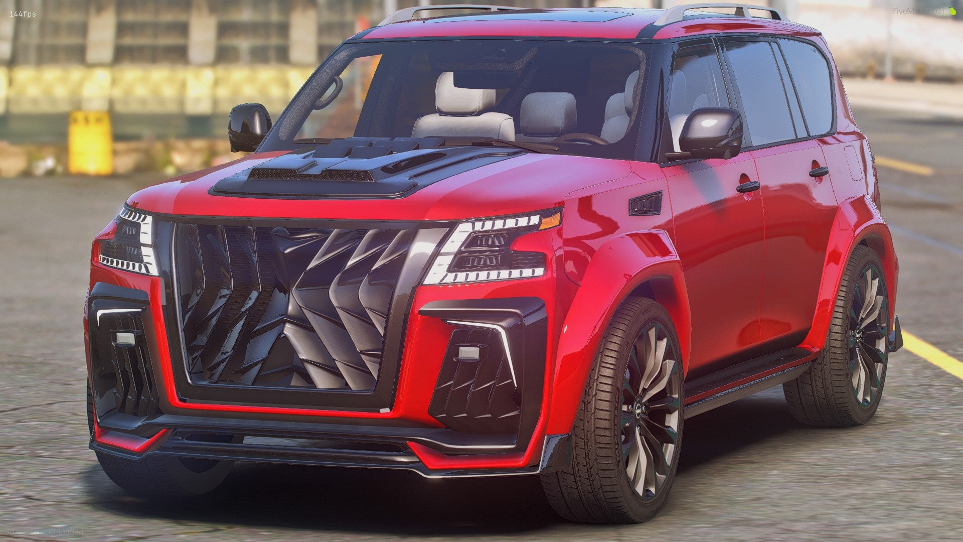 2021 Nissan Armada Black Hawk Widebody | Nukem Customs – Gorilla Cars & MLO