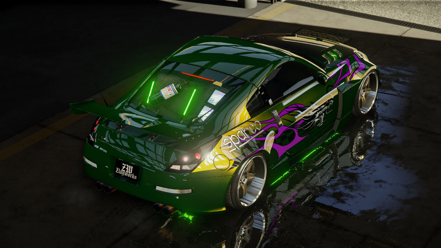 Rachel's Nissan 350Z | Zlayworks – Gorilla Cars & MLO