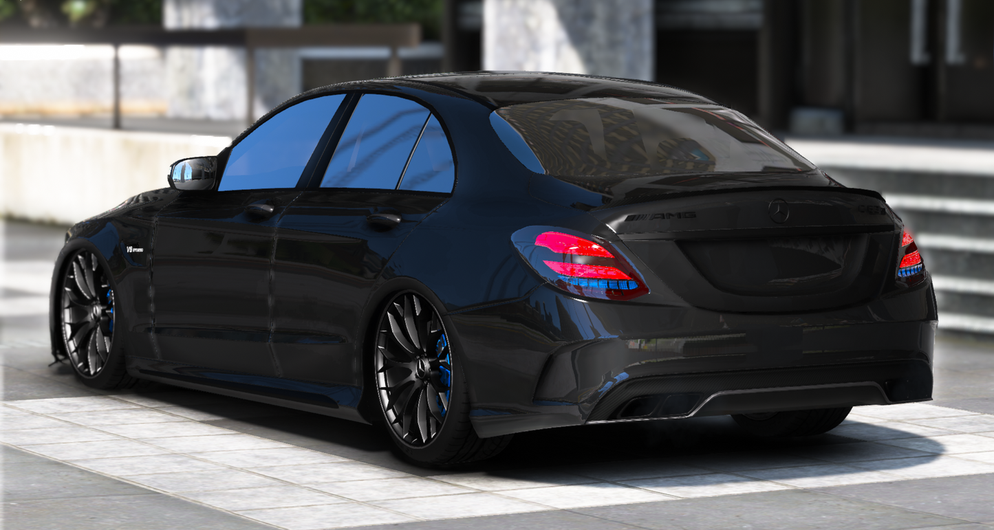 (Debadged) Custom Mercedes C63s (Engine Swap + Changeable lights + 5 s ...