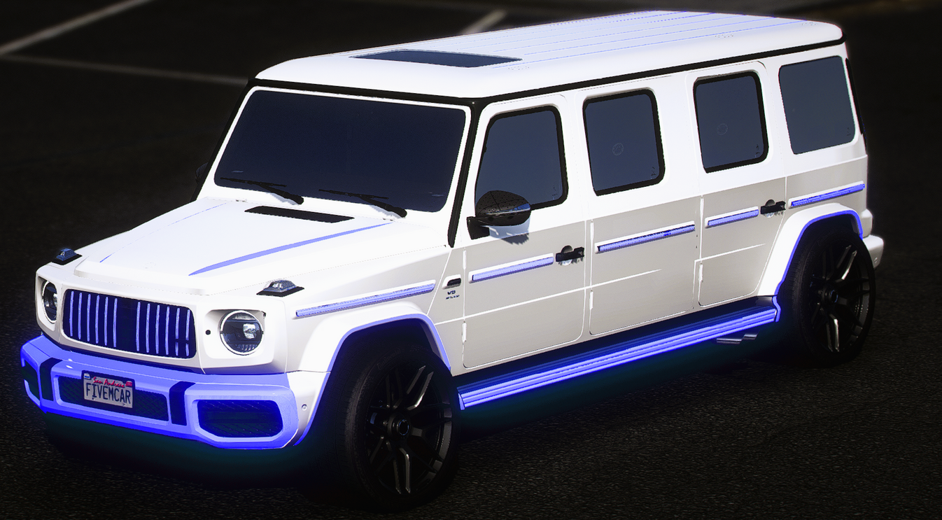 (Debadged) Mercedes G-Wagon Limousine 10 Seater Animated Lights ...