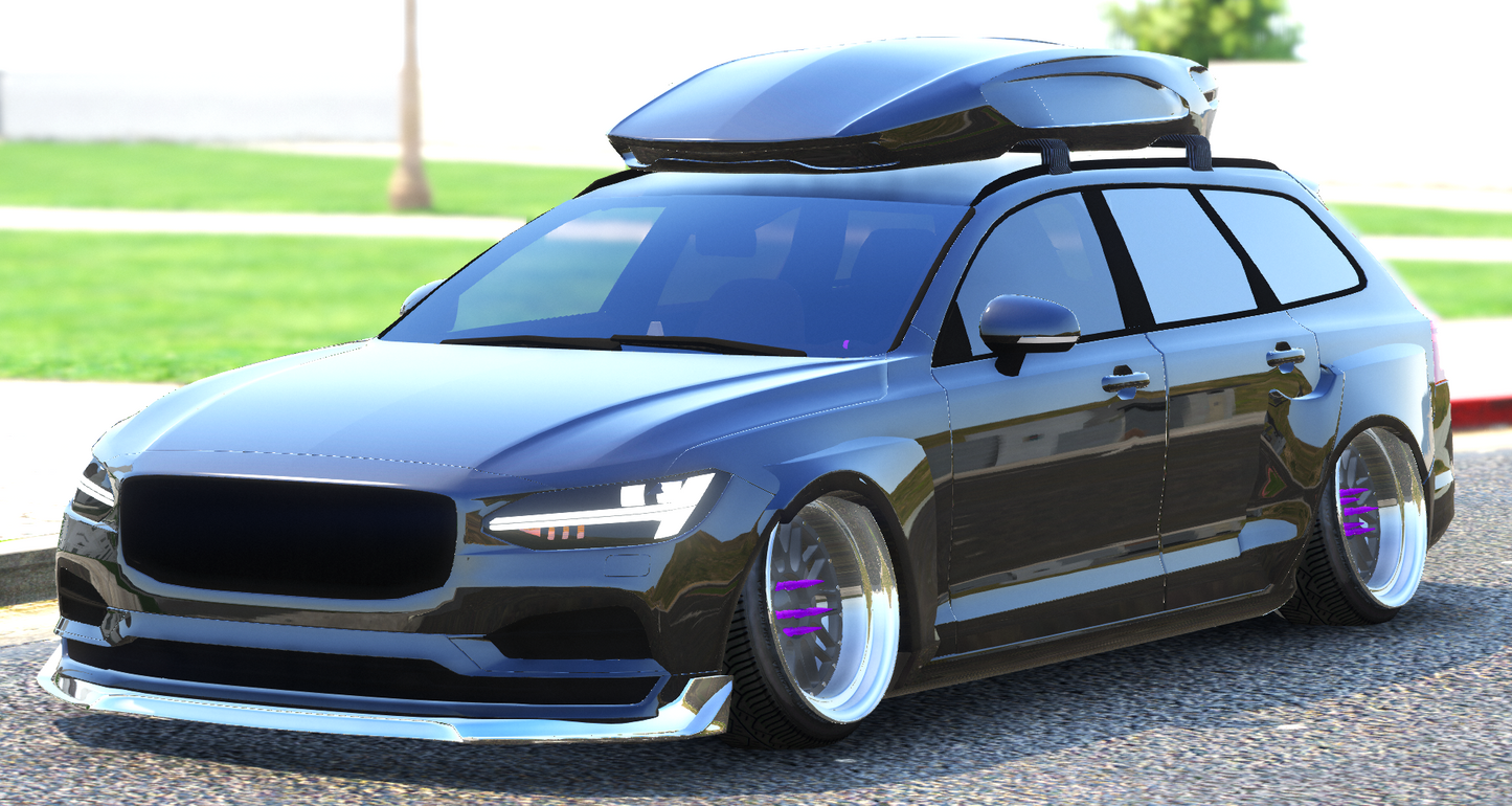 (Debadged) Volvo V90 Widebody Stanced 6 Seater | sly – Gorilla Cars & MLO