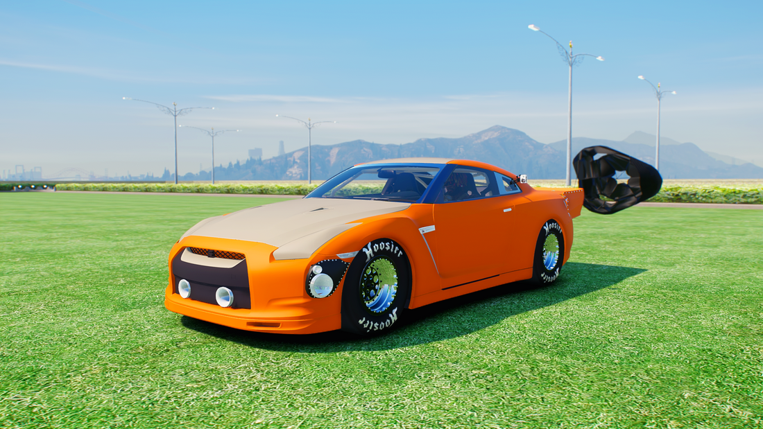 Drag Nissan GTR | Grady's Custom – Gorilla Cars & MLO