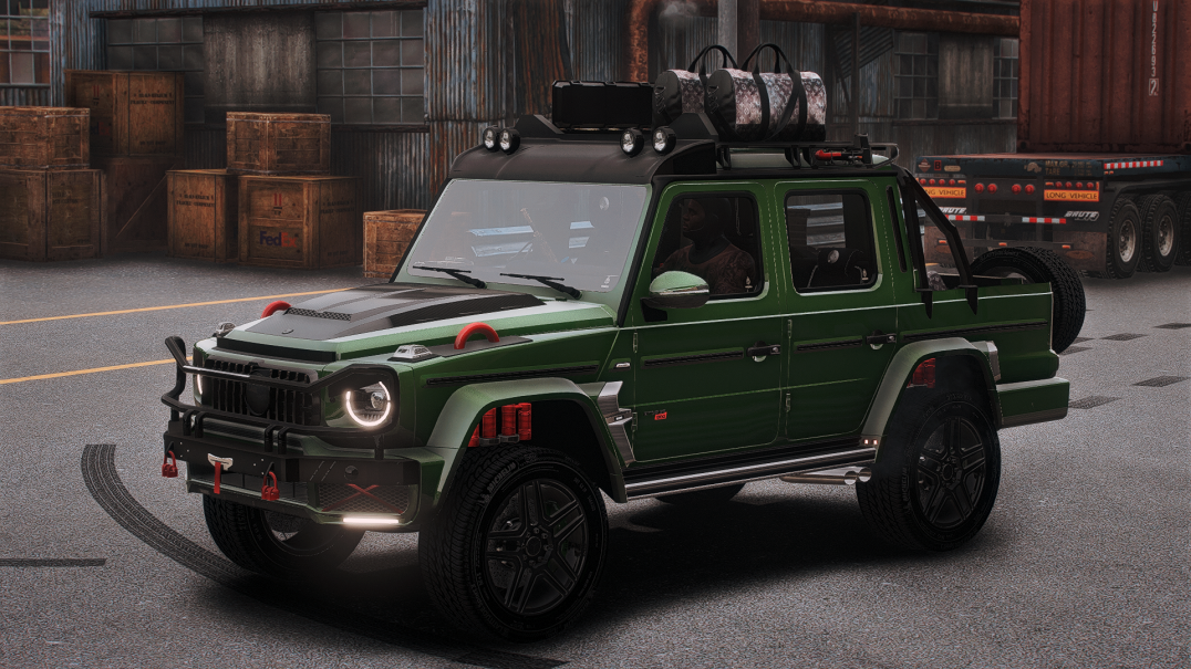 2020 Custom Mercedes-Benz Brabus G800 Adventure XLP Mafia Money & Gun ...