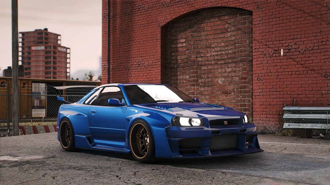 Nissan R34 Hugo Silvia | Adan – Gorilla Cars & MLO