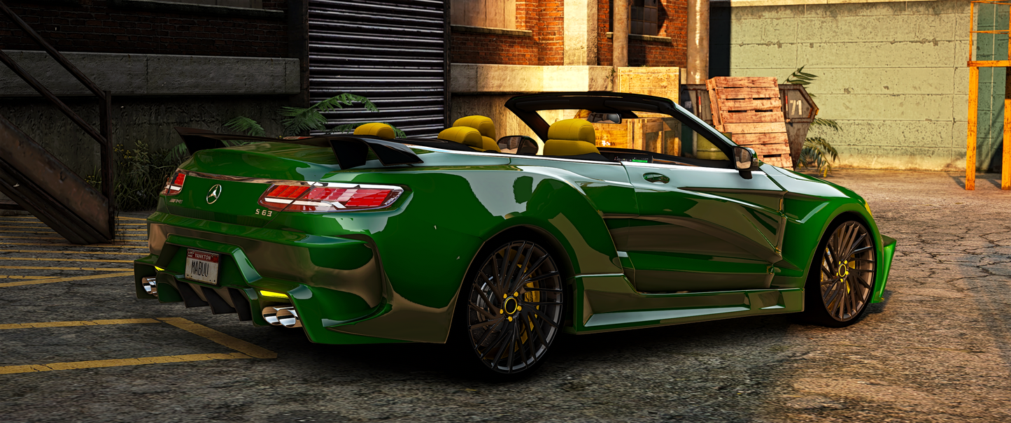 Mercedes S63 Squalo Widebody [Animated Roof] | Nukem Customs – Gorilla ...