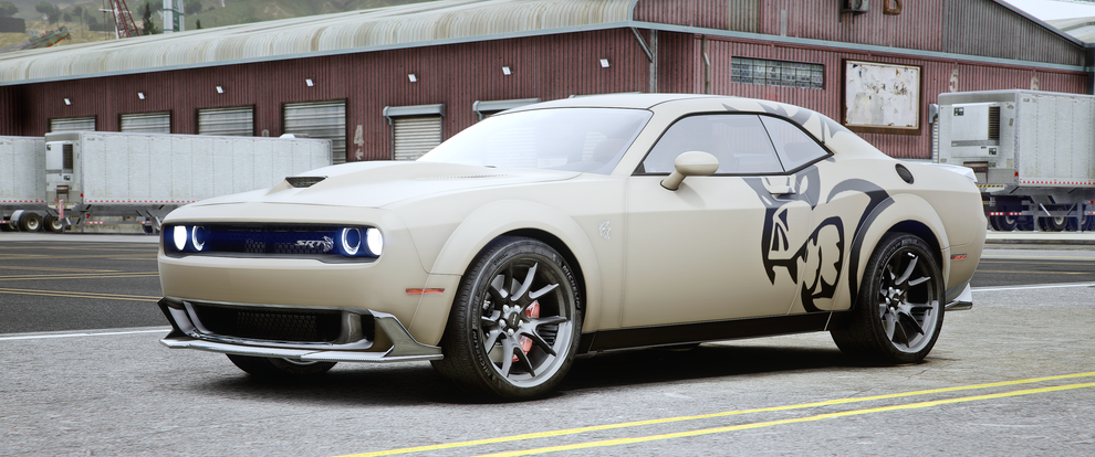 Dodge Ghoul Challenger 2024 | Mykes Customs – Gorilla Cars & MLO