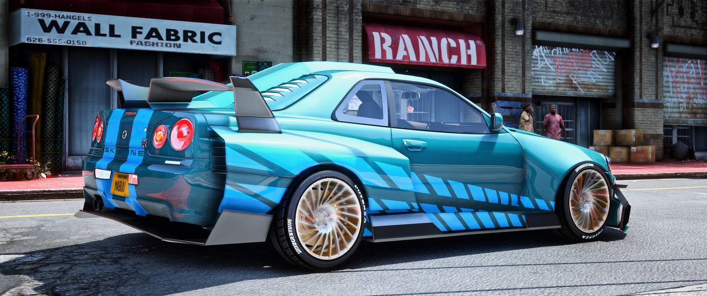 Nissan Skyline WideBody Custom | Dr Customs – Gorilla Cars & MLO