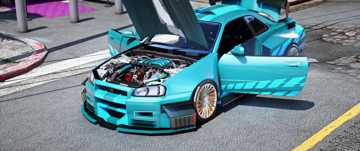 Nissan Skyline WideBody Custom | Dr Customs – Gorilla Cars & MLO