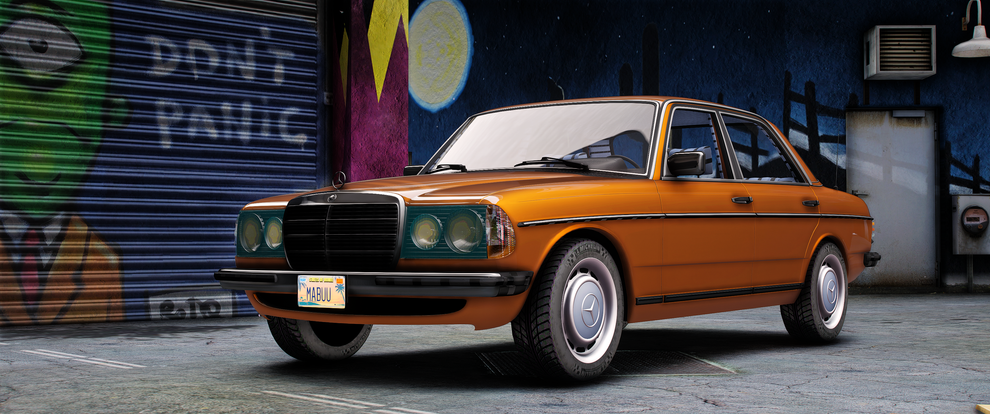 Mercedes W123 Sedan | GCM – Gorilla Cars & MLO