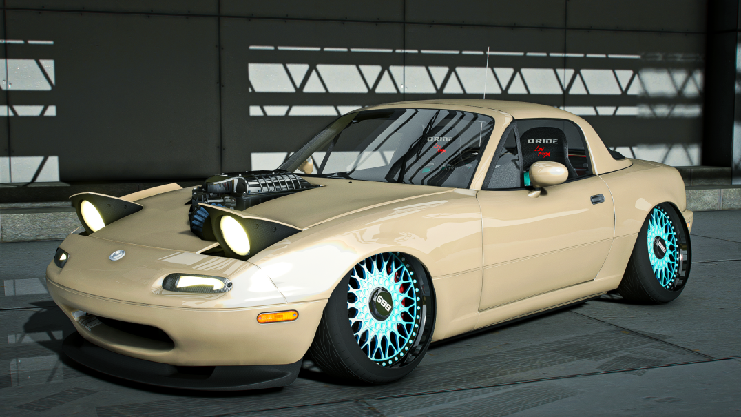 Mazda Miata Swap Hemi Engine | Grady's Customs – Gorilla Cars & MLO