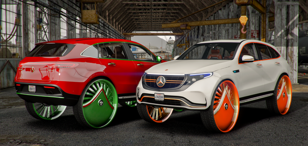 Mercedes EQC Donk | BrainShack Customs – Gorilla Cars & MLO