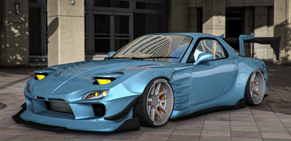 Mazda RX7 Custom V2 (Debadged) | GodzGift – Gorilla Cars & MLO