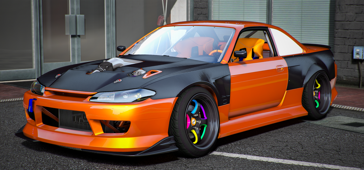 (Debadged) Nissan S14 Drift Spec 1997 | GodzGift – Gorilla Cars & MLO