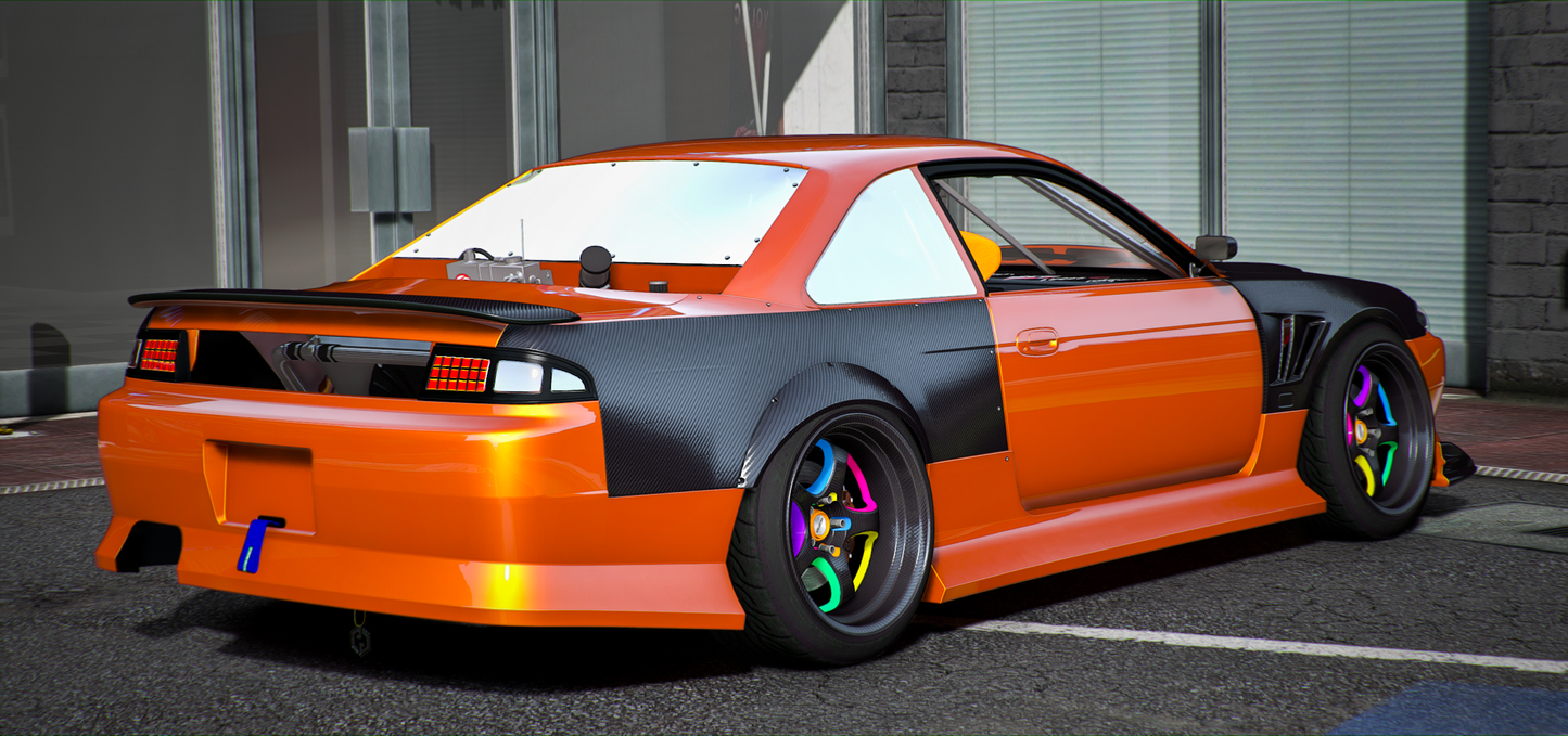 (Debadged) Nissan S14 Drift Spec 1997 | GodzGift – Gorilla Cars & MLO
