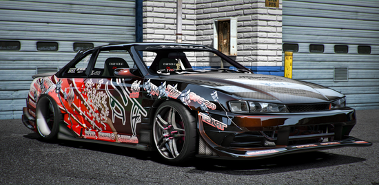 Nissan Silvia S14 'Attack Line' | Zlayworks – Gorilla Cars & MLO