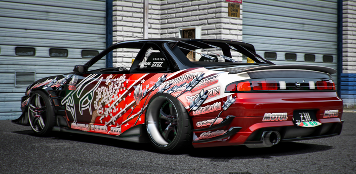 Nissan Silvia S14 'Attack Line' | Zlayworks – Gorilla Cars & MLO