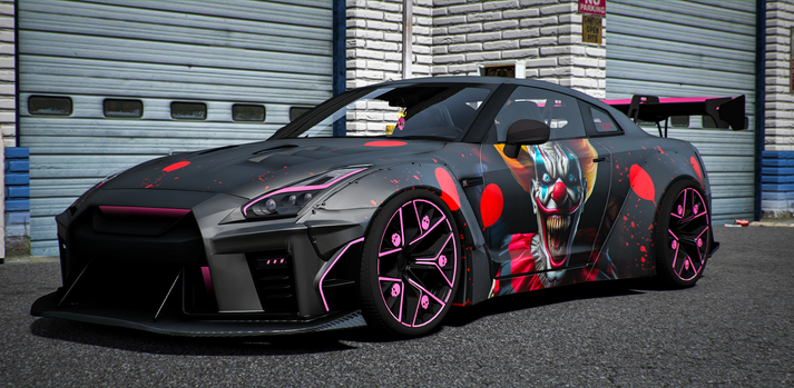 Nissan R35 Halloween | RY Customs – Gorilla Cars & MLO