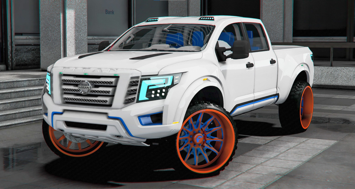 2018 Nissan Titan Custom Lifted on Offroad Forgiatos | Nukem Customs ...