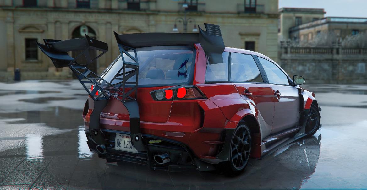 Mitsubishi Lancer EVO X Wagon | MK Customs – Gorilla Cars & MLO