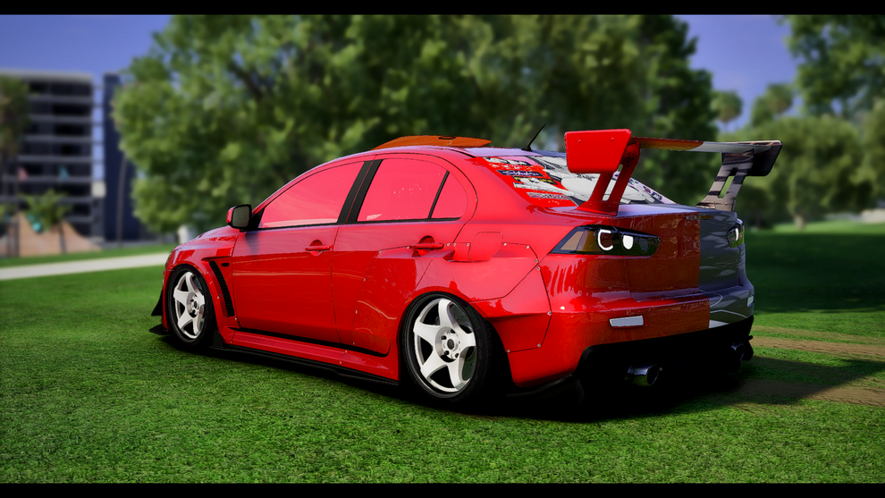 (Debadged) Mitsubishi Evo X Widebody Livery Custom | South Coast Custo ...