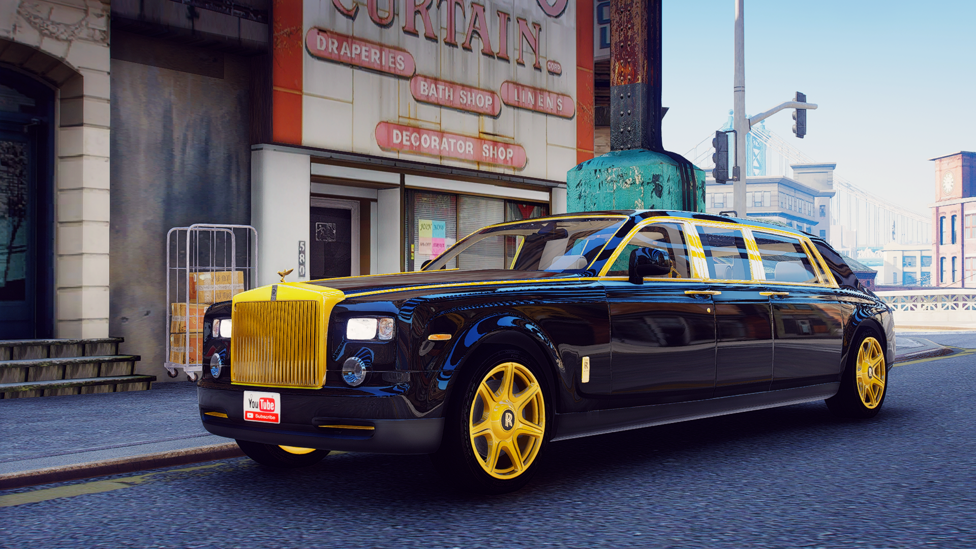 Rolls Royce Phantom VII Limo Gold Version | Przemo – Gorilla Cars & MLO