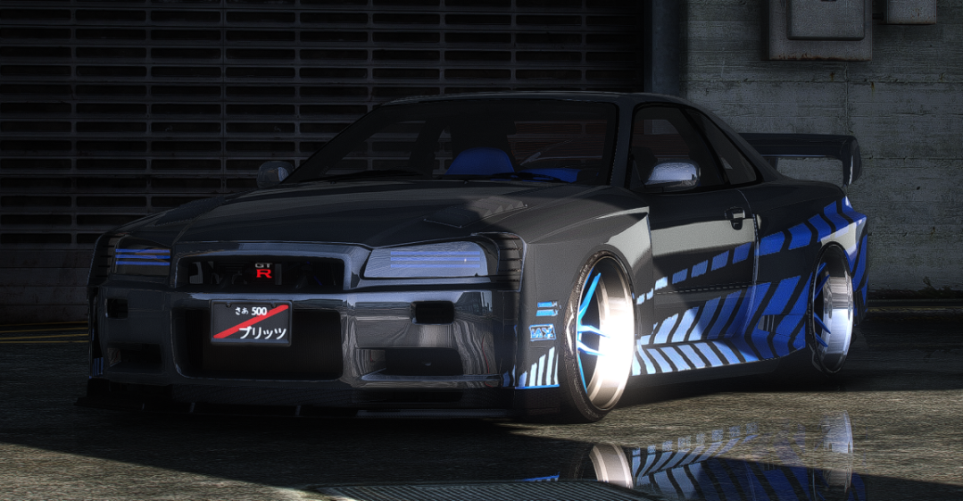 Nissan Skyline R34 GTR Hycade Custom | FB Customs – Gorilla Cars & MLO