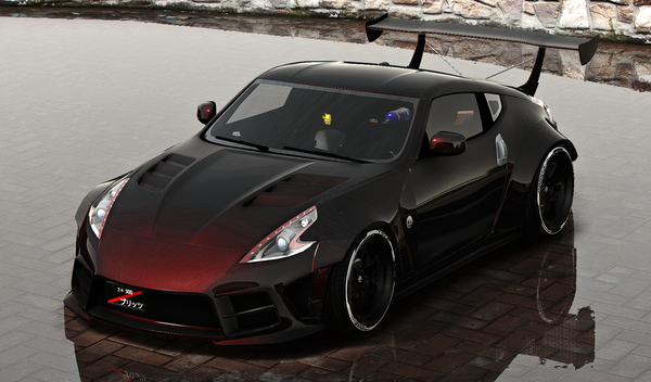 Nissan 370z Widebody Custom | FB Customs – Gorilla Cars & MLO