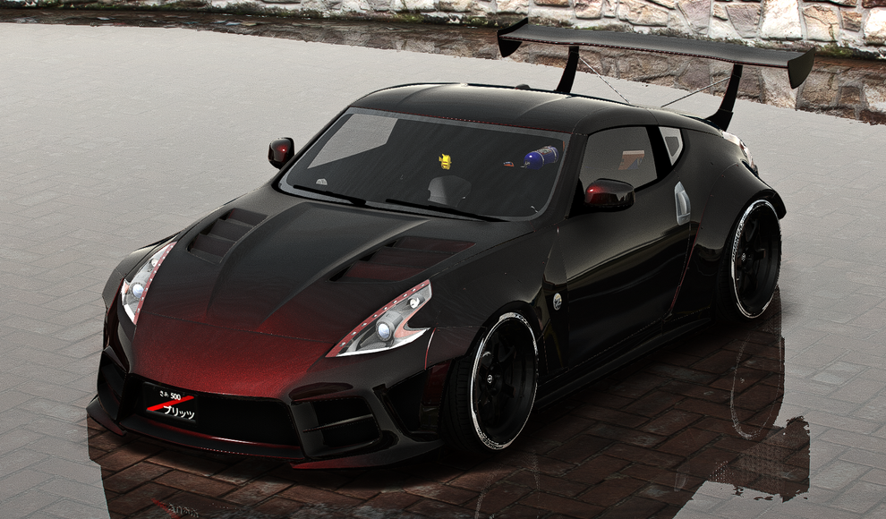 Nissan 370z Widebody Custom | FB Customs – Gorilla Cars & MLO