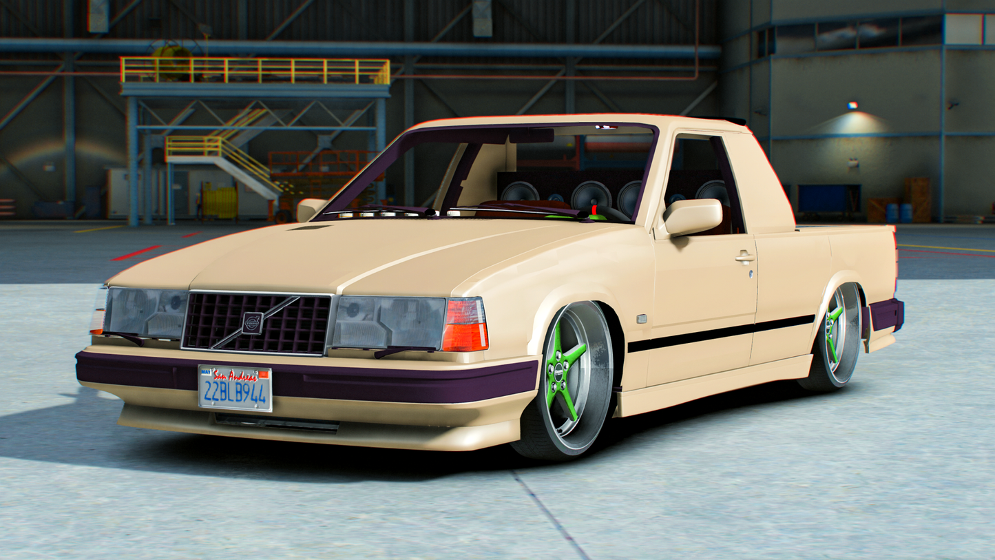 Volvo 945 Pickup Slammed – Gorilla Cars & MLO