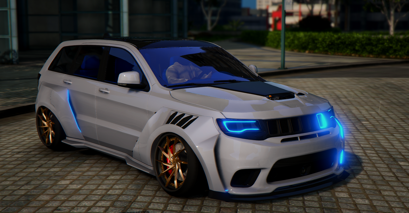 Widebody Jeep Trackhawk (Debadged) | Alley Modifications – Gorilla Cars ...