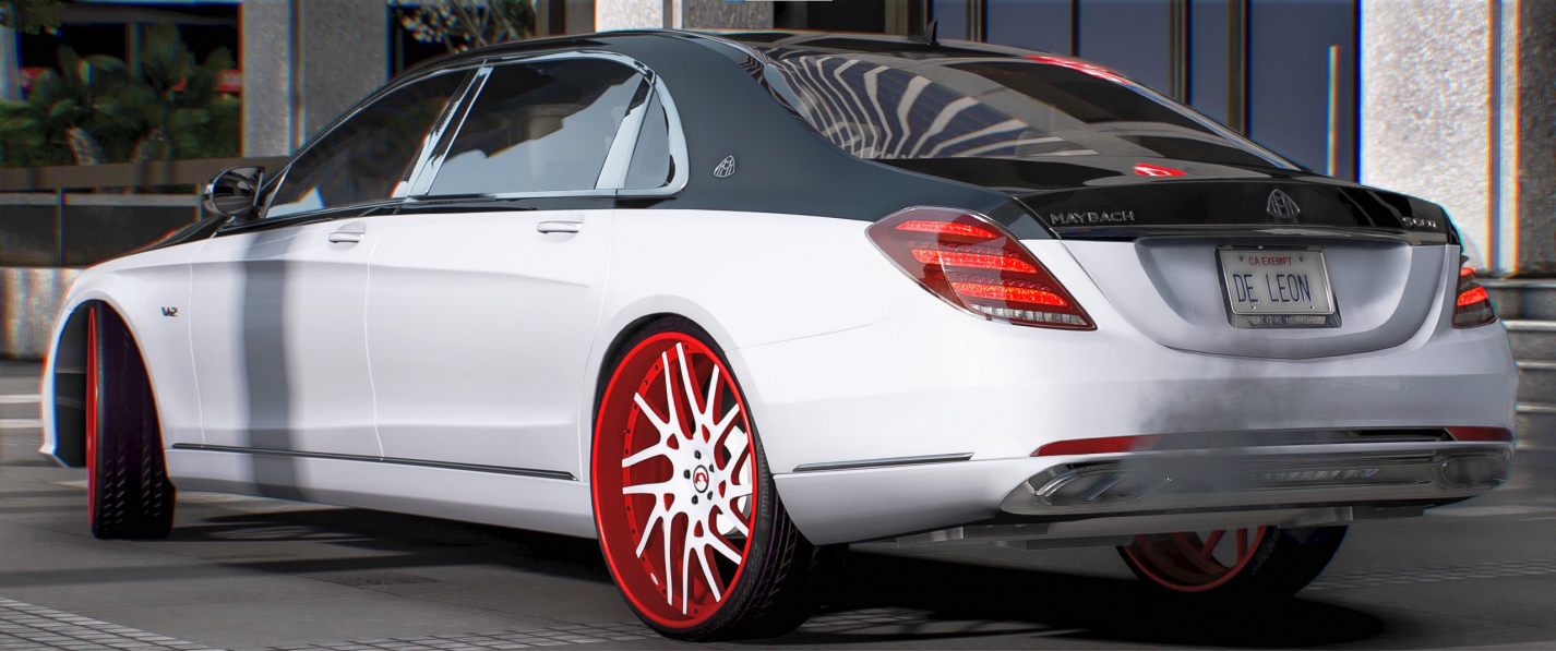 2021 Mercedes Maybach S680 on 26s Twisted Forgiatos | Nukem Customs ...