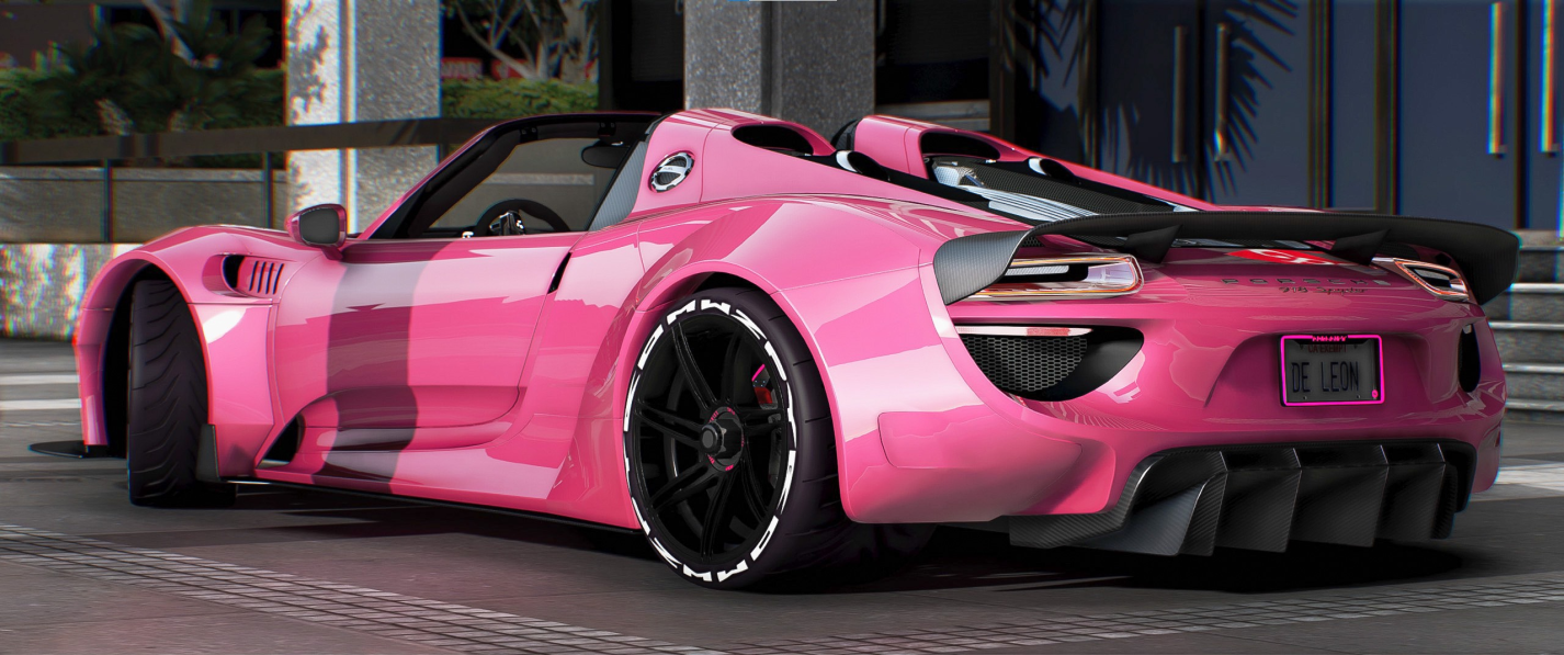 Porsche 918 Widebody Spyder Long Tail | GodzGift – Gorilla Cars & MLO
