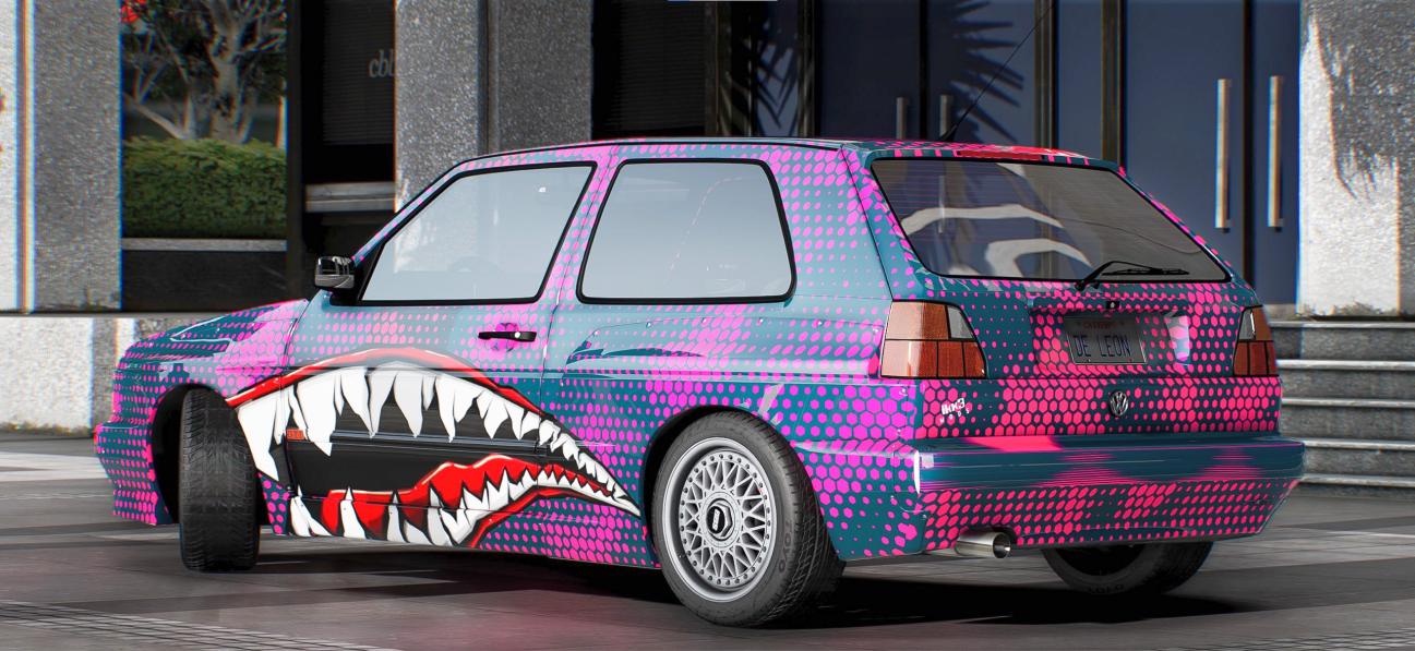 Volkswagen Golf GTI MK2 WB Custom (4 Livery) | iKX3 Mods – Gorilla Cars ...