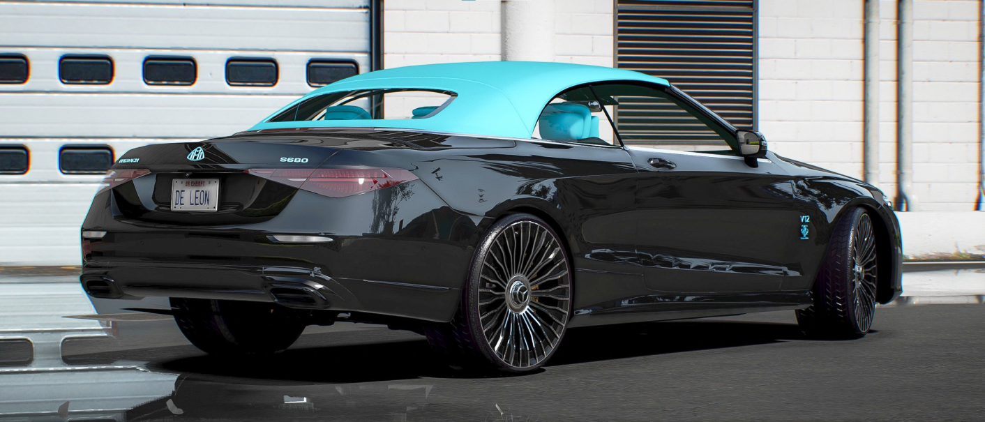 2024 Mercedes Maybach S680 2 Door Convertible Tiffany Edition [Animate ...