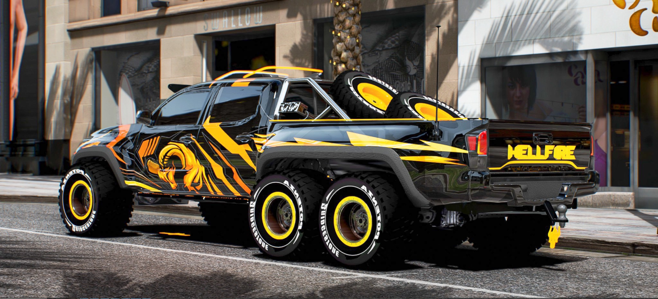 HELLCAT TACOMA 6x6 V3 – Gorilla Cars & MLO