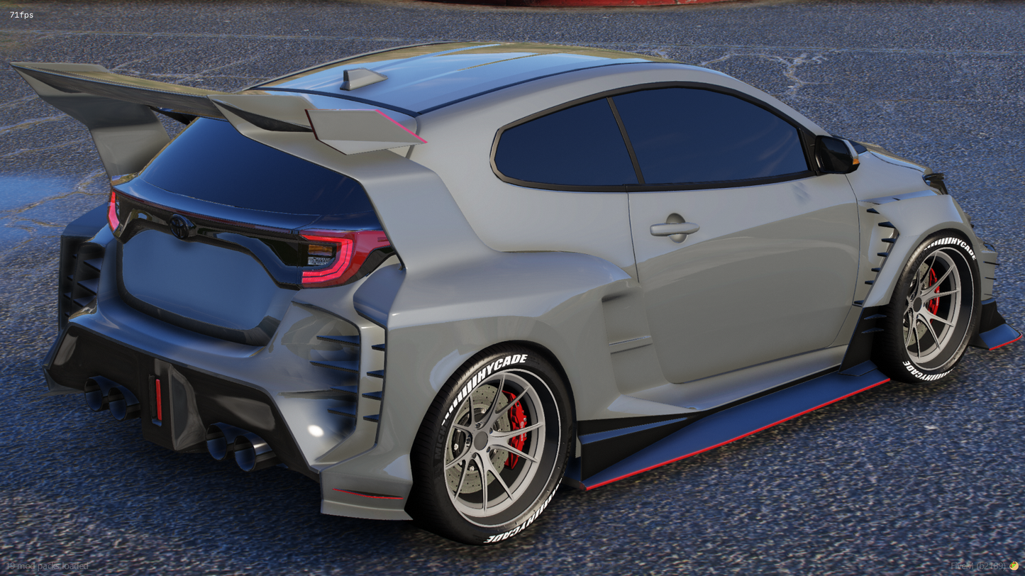 Toyota Yaris MK3 Hycade | Lemon – Gorilla Cars & MLO