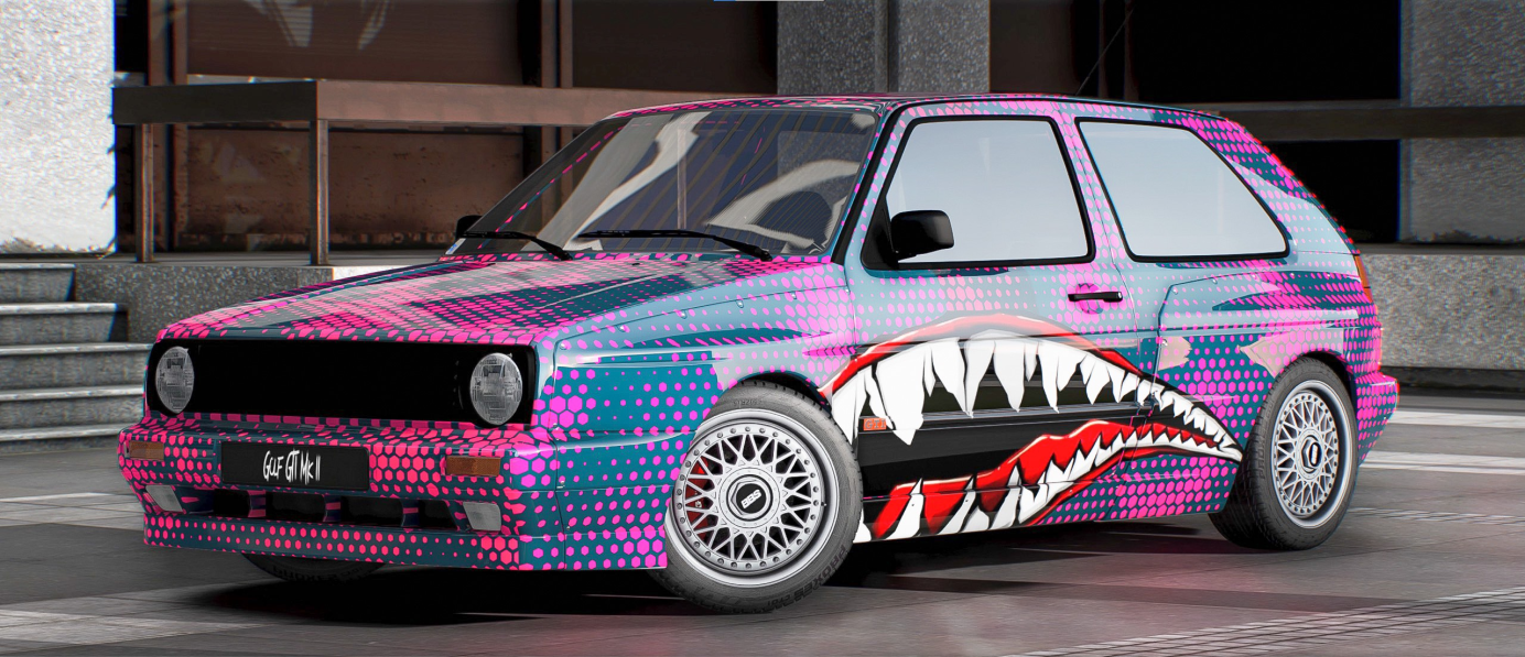 Volkswagen Golf GTI MK2 WB Custom (4 Livery) | iKX3 Mods – Gorilla Cars ...