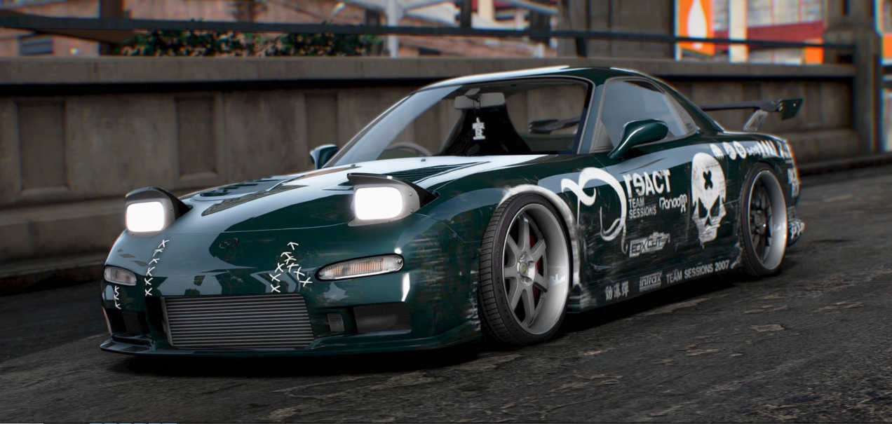 Mazda Rx-7 Battle Machine NFS PS | Zlayworks – Gorilla Cars & MLO