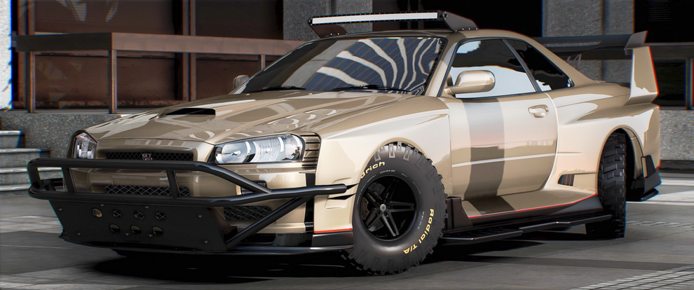 Nissan Skyline R34 Hycade Raid | Ryan Customs – Gorilla Cars & MLO