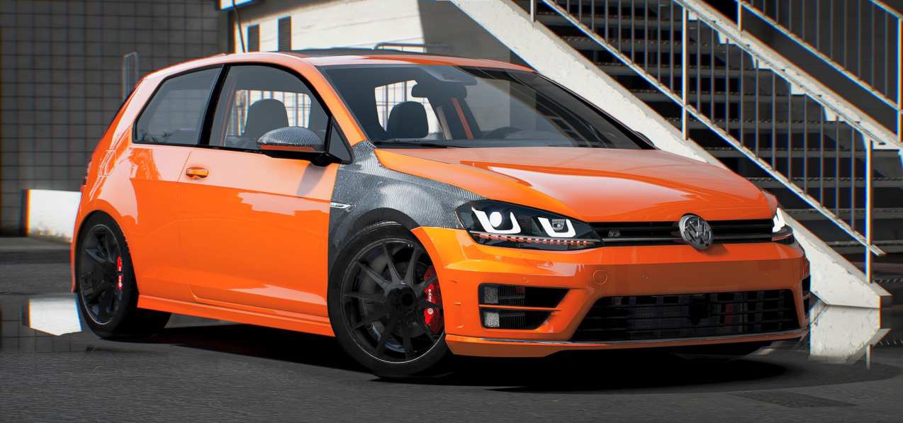 Volkswagen Golf R Stage 1 423bhp | Razer Kobain – Gorilla Cars & MLO