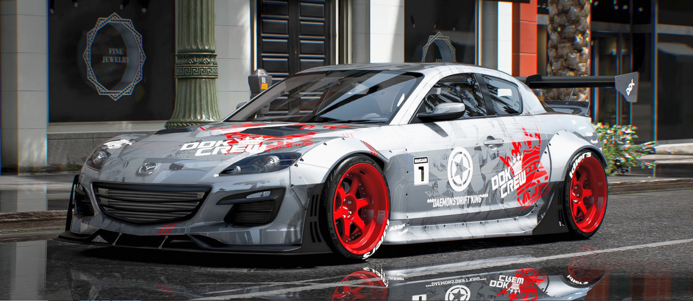 Mazda RX-8 Rocket Bunny DDK-Performance | MANSAUG – Gorilla Cars & MLO