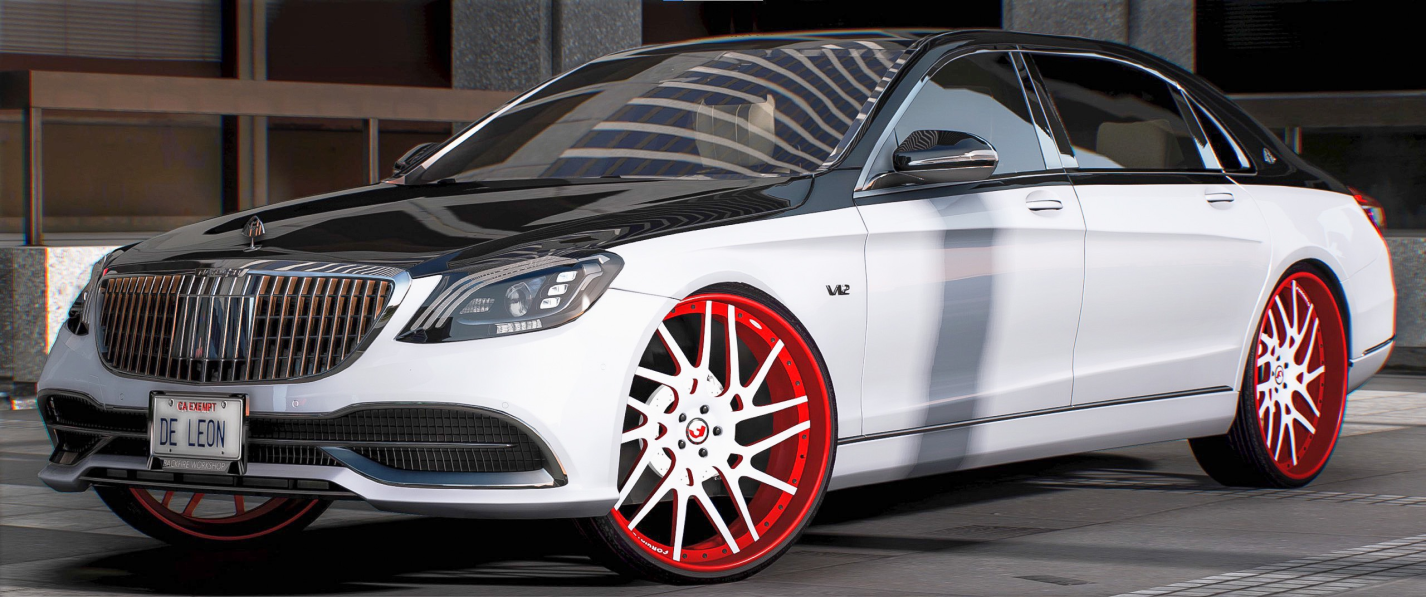 2021 Mercedes Maybach S680 on 26s Twisted Forgiatos | Nukem Customs ...