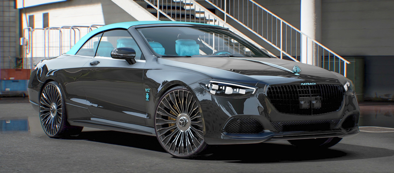 2024 Mercedes Maybach S680 2 Door Convertible Tiffany Edition [Animate ...