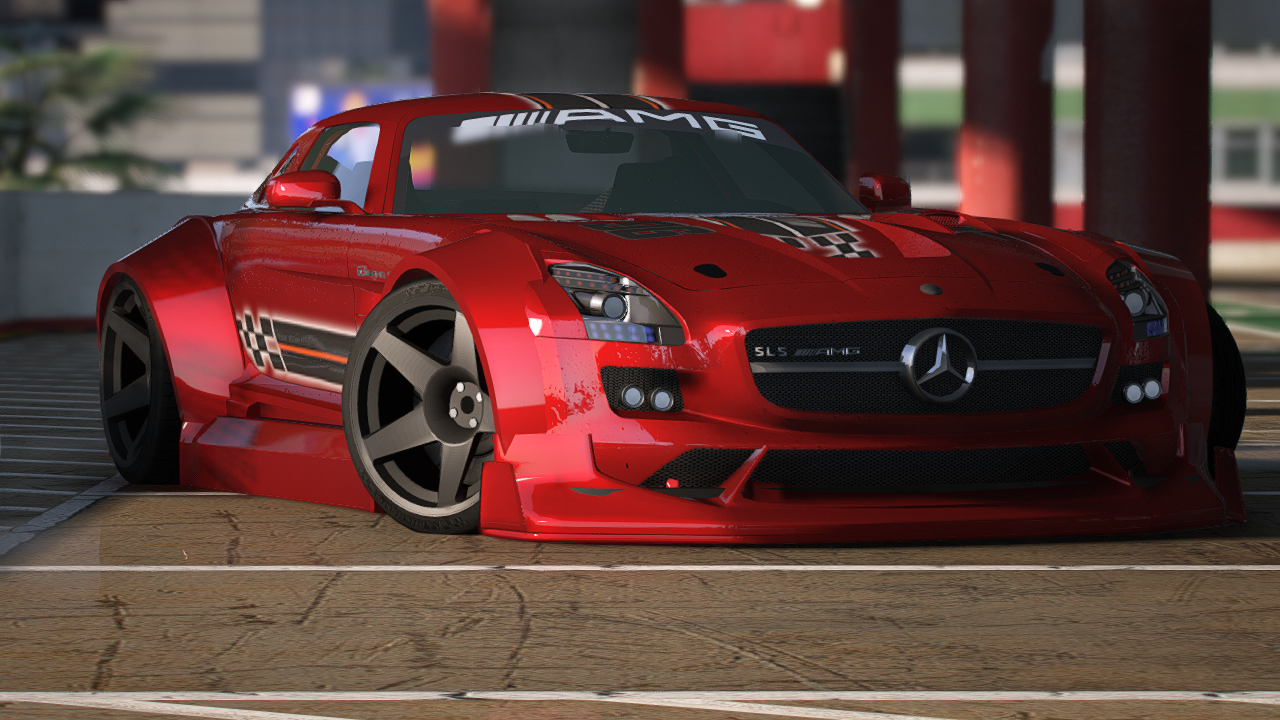 AMG SLS GT3 Widebody | Hamada Drift – Gorilla Cars & MLO