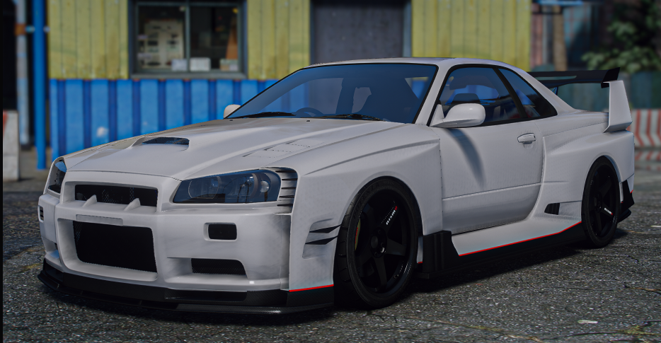 Nissan Skyline R34 (Tuning + Hycade) – Gorilla Cars & MLO